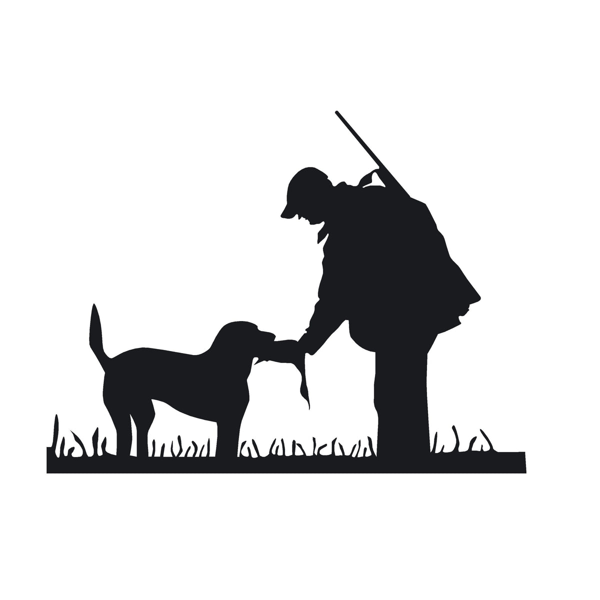 Hunter and Dog Decal - Stylish Hunting Decal for Outdoor Enthusiasts ...