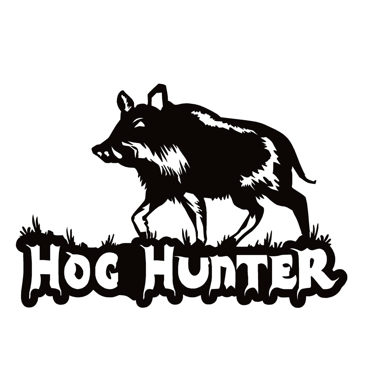 Hog Hunter Decal – Wild Boar Outdoor Hunting Sticker for Cars - 1253 ...