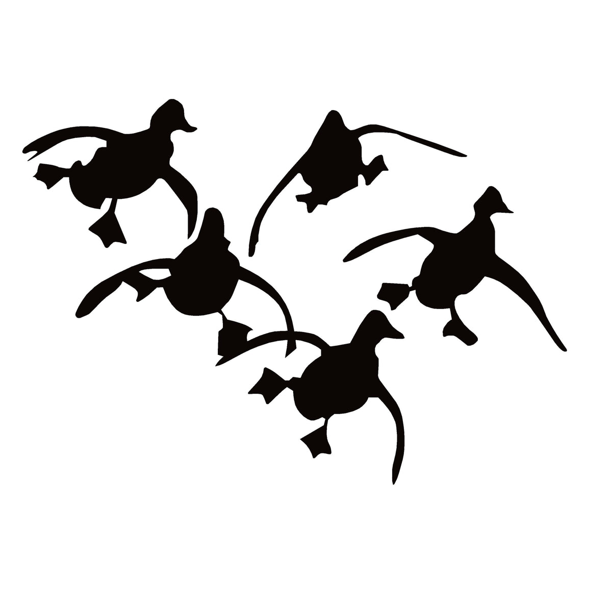Duck Hunting Decals - 5 Ducks Coming at Ya! Sticker – 1281 — Waterfowl ...