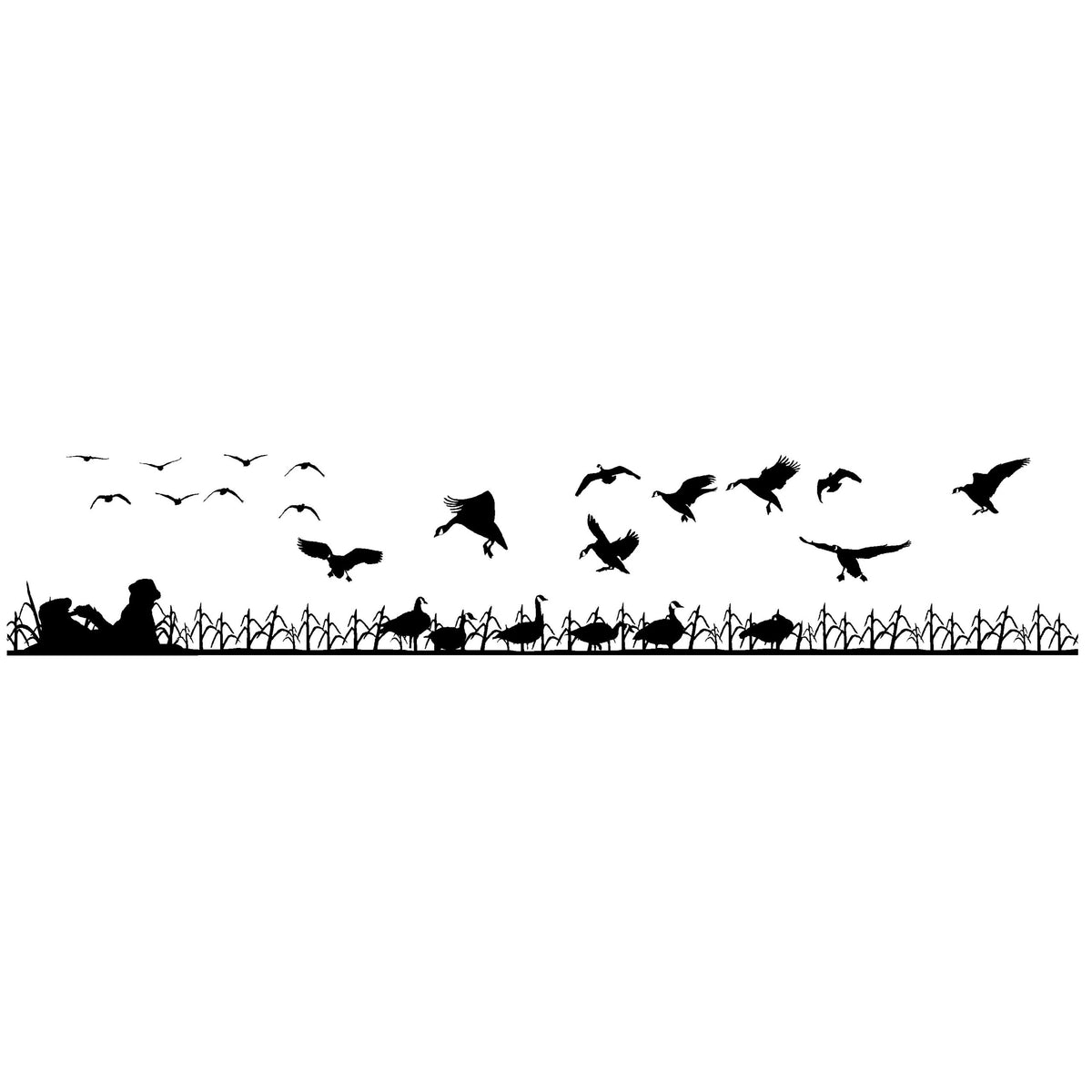 Goose Hunting Window Kit - Goose Hunting Field Scene Truck Kit 1701 ...