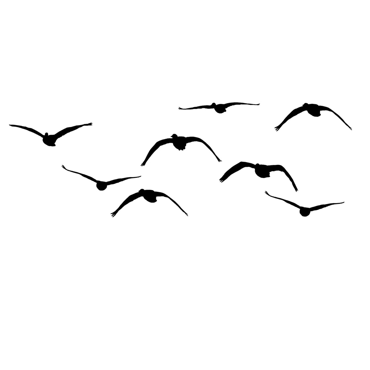 String of Geese Comin at Ya' - Goose Hunting Decal - Goose Hunting ...