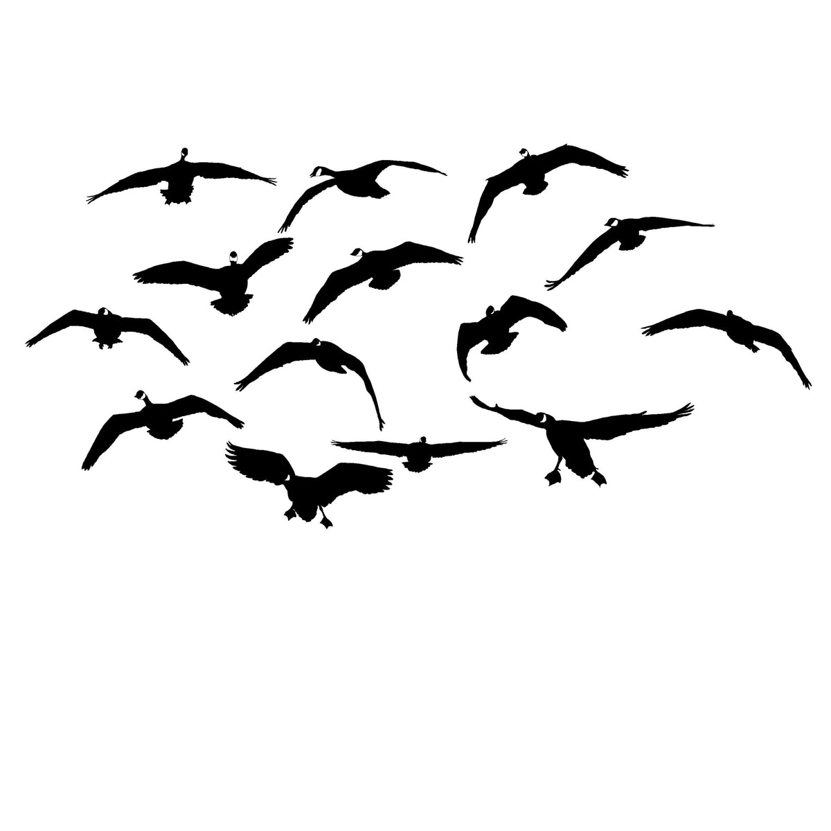 Goose Hunting Decal - Mess of Geese Comin' at Ya! Sticker - 2030 ...