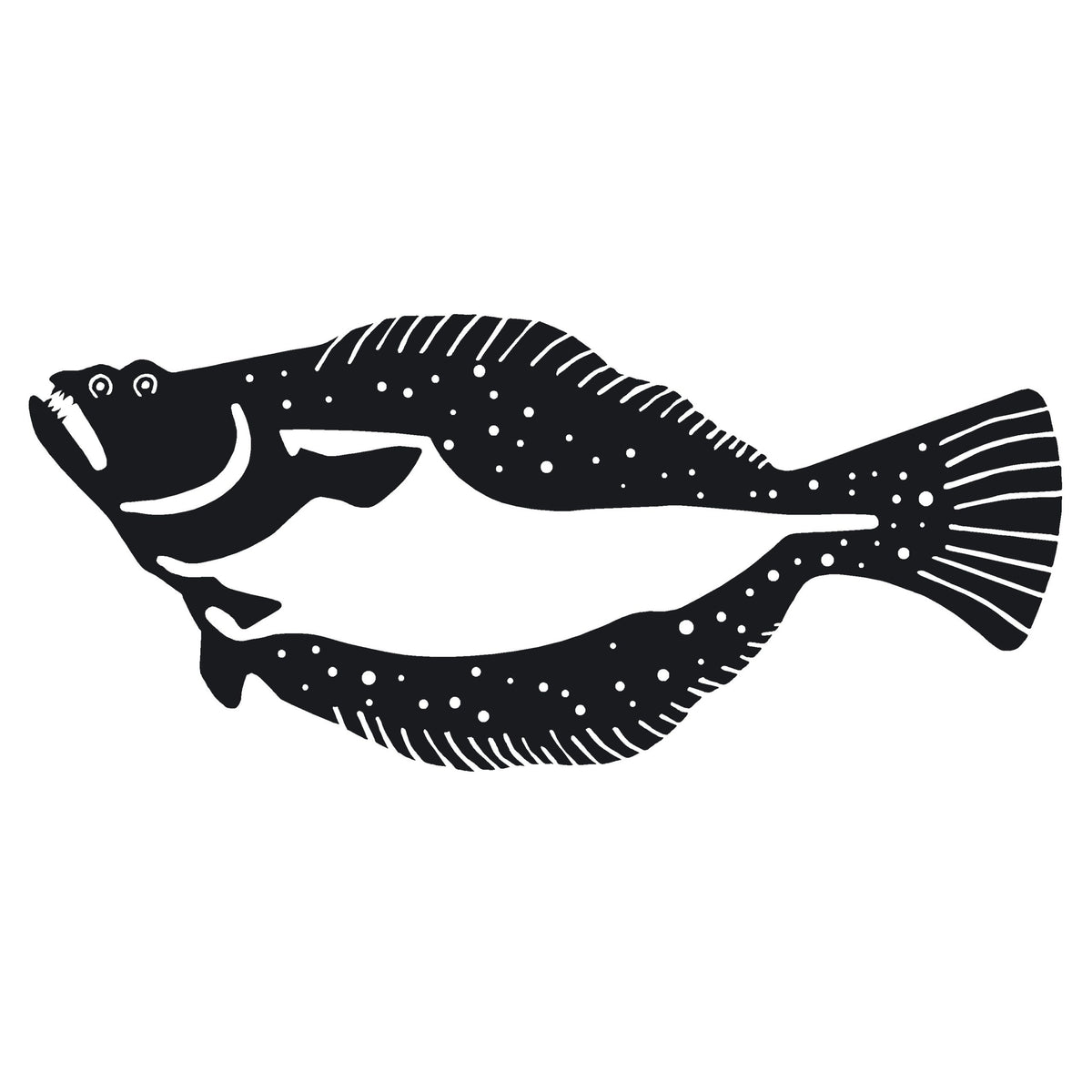 Flounder Fishing Decal - Quality Flounder Fishing Sticker - 2208 ...