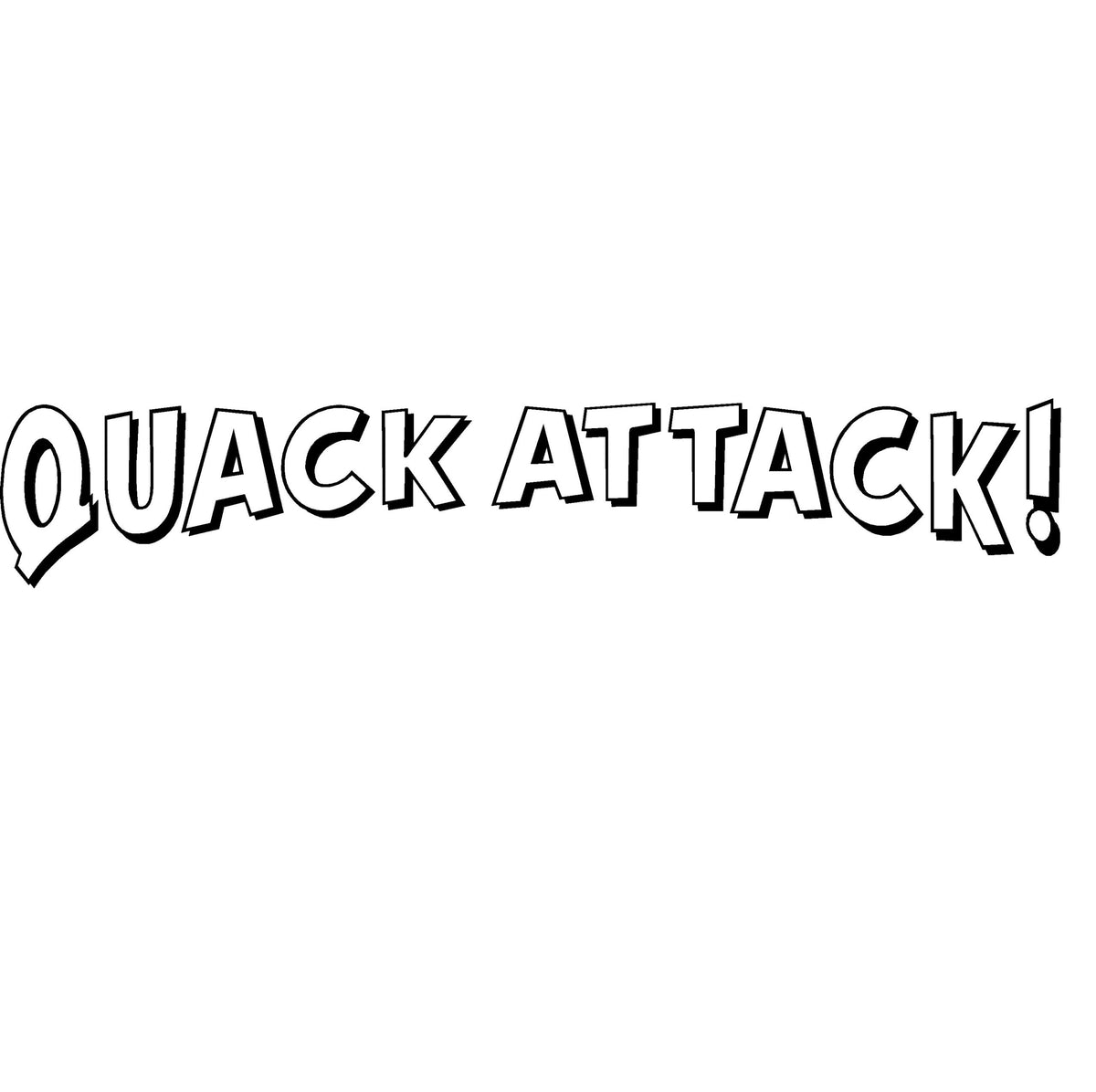 Duck Hunting Decal - Quack Attack! Duck Hunting Sticker - 2408 ...