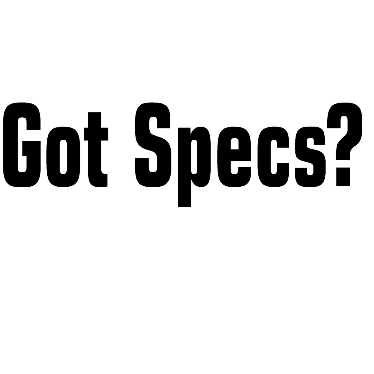 Goose Hunting Decal - Got Specs? Waterfowl Sticker for Hunters ...