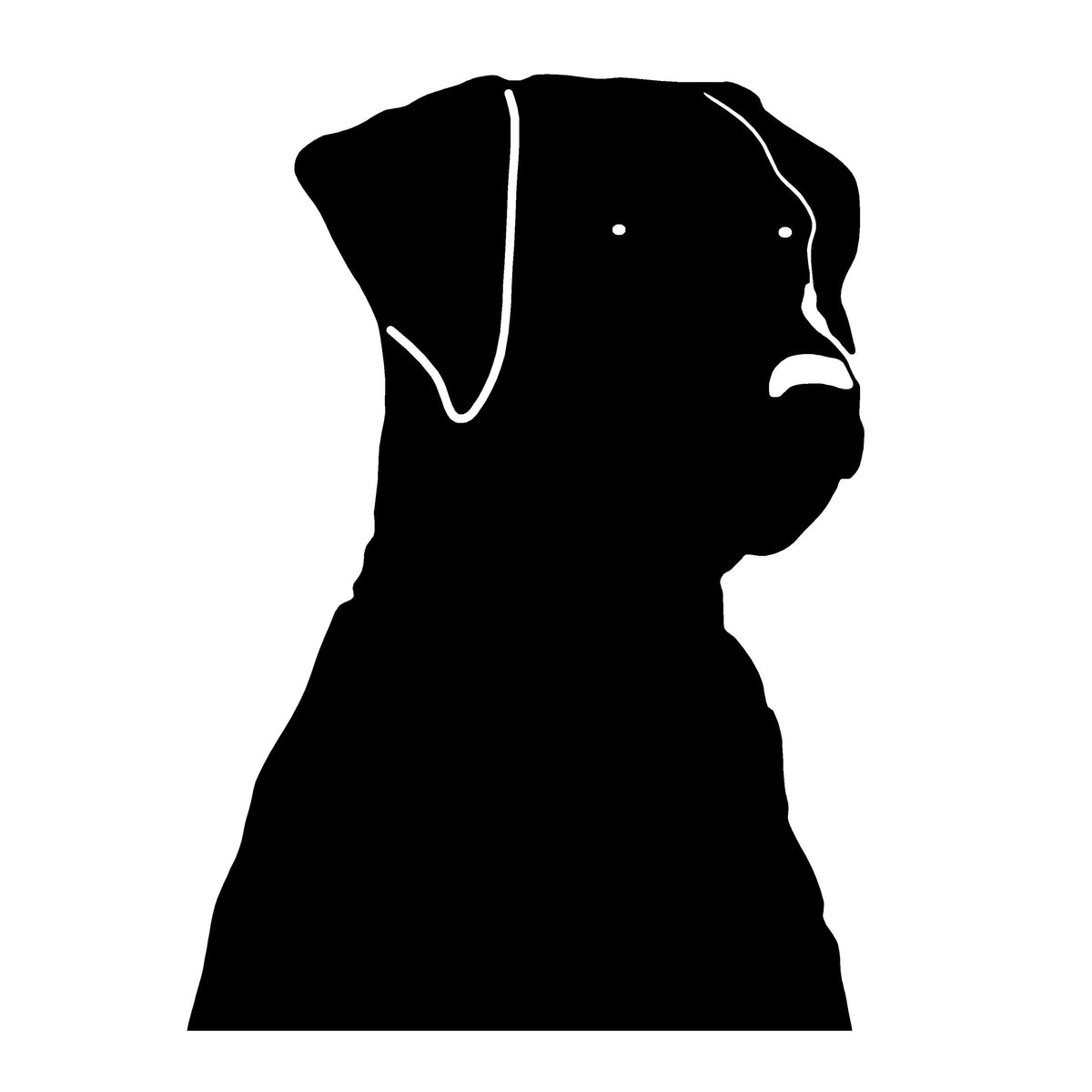 Labrador Head Decal – Outdoor Black Lab Head Window Sticker – 3512 ...