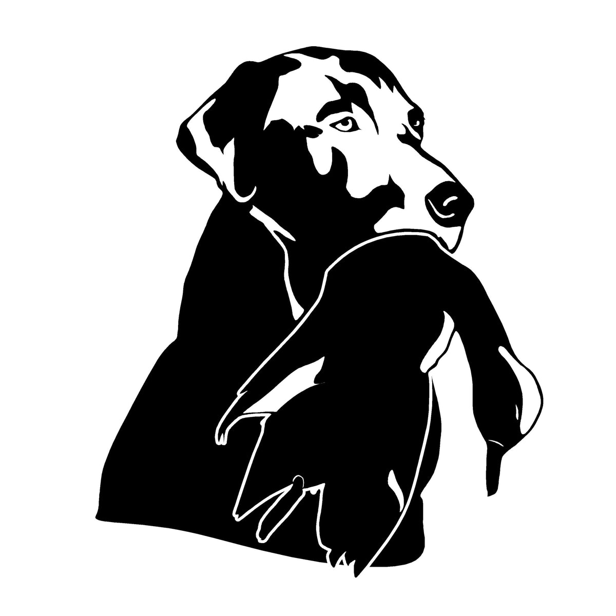 Labrador Retriever Hunting Decal - Duck Hunting Sticker for Dog Lovers ...