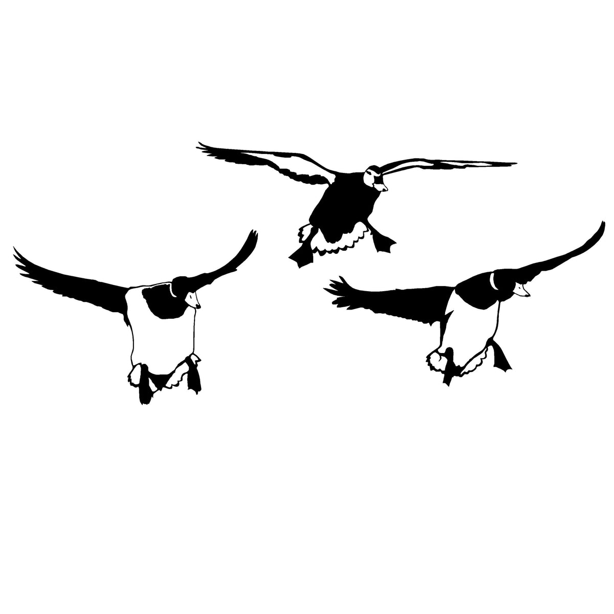 Mallard Duck Hunting Decal - Mallards on the Deck Hunting Sticker 5063 ...