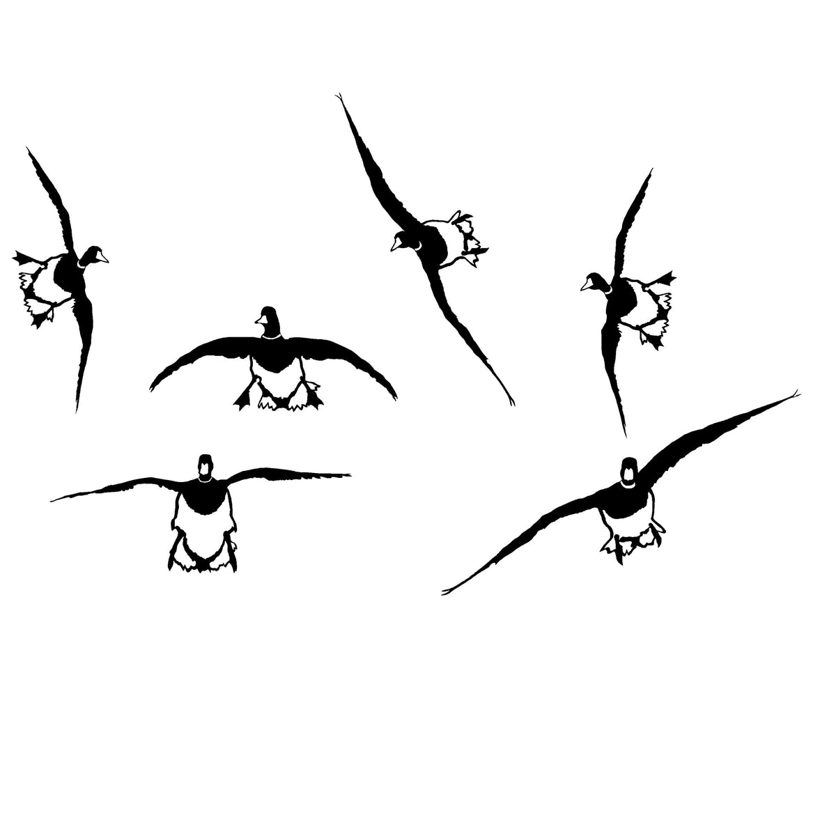 Duck Hunting Decal Mallards Flippin' On In! - Waterfowl Sticker - 5104 ...