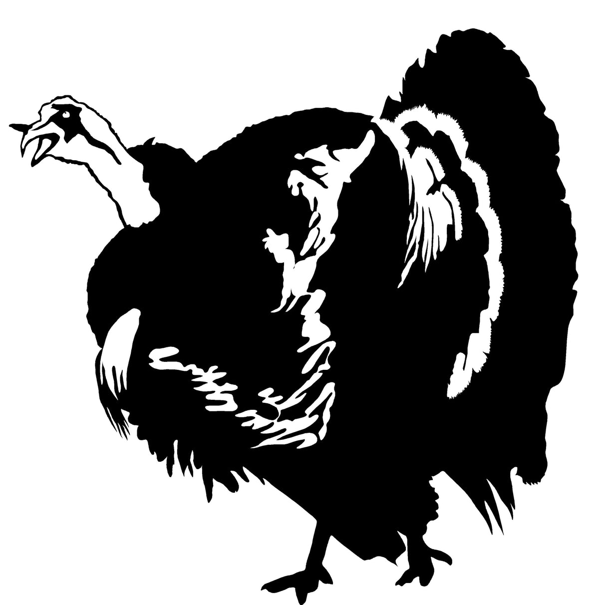 Turkey Hunting Decal - Turkey Tom Hunting Sticker - 7010 — Waterfowl Decals
