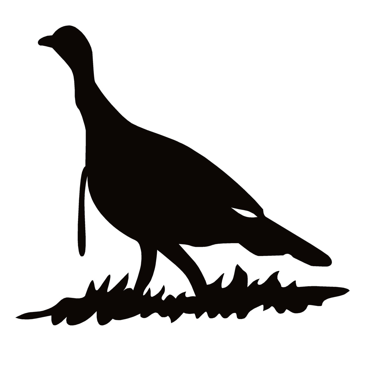 Turkey Hunting Decal - Turkey with Beard in Field Hunting Sticker 7018 ...