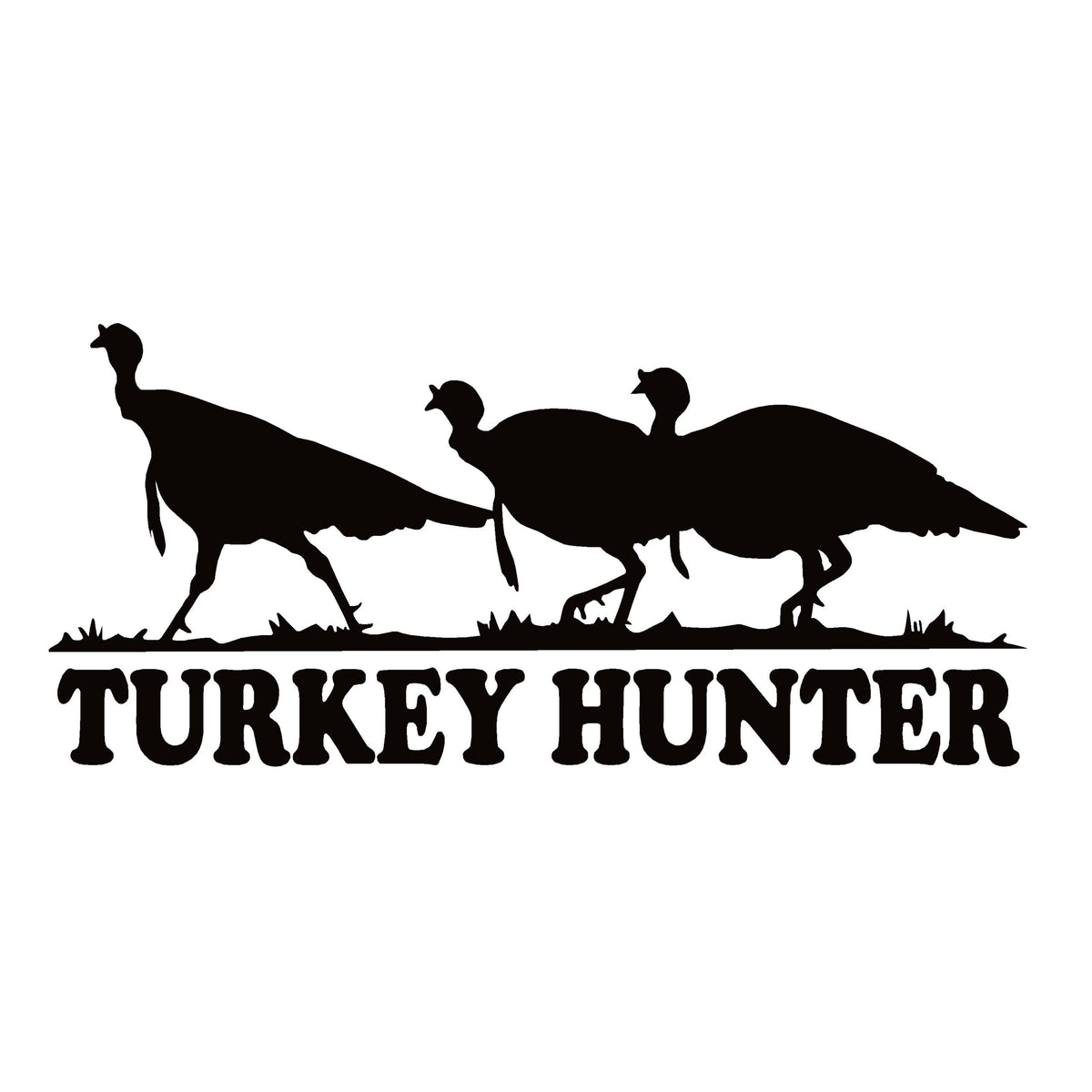 Turkey Hunting Decal - Turkey Hunter Waterfowl Sticker - 7026 ...