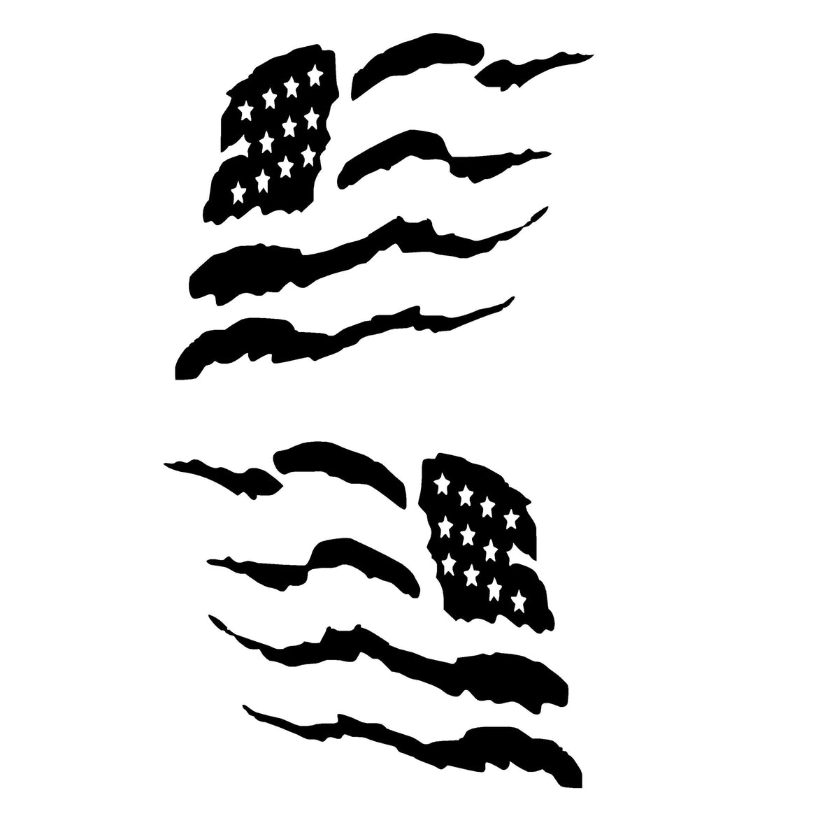 Reverse Flag Decal – Flag Window Decal Pair Reversed – 7135 — Waterfowl ...