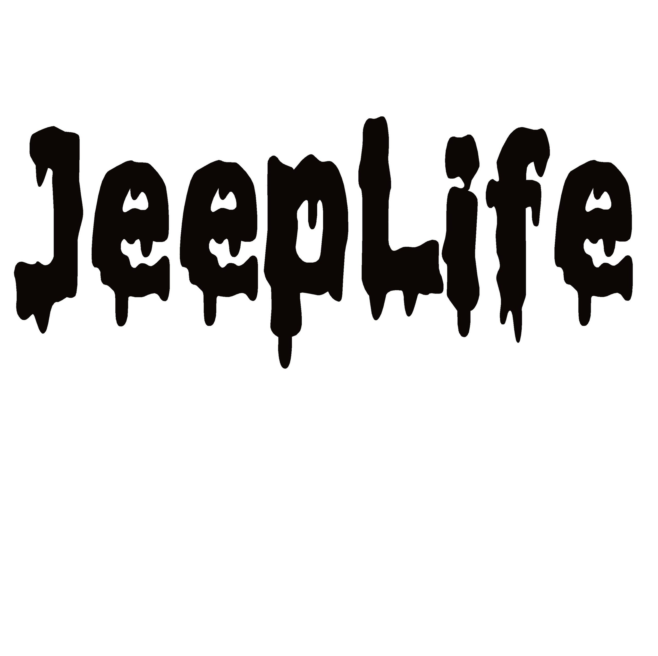 Jeep Life Decal - Jeep Life Window Decal & Sticker - 7173 — Waterfowl ...