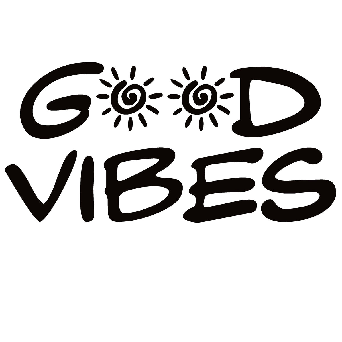 Good Vibes Window Decal - GOOD VIBES Window Sticker - 7274 — Waterfowl ...