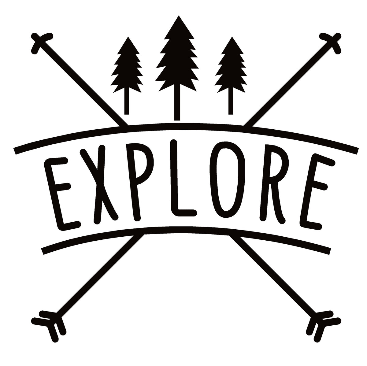Explore Window Decal – Outdoor Adventure Vinyl Sticker - 7328 ...