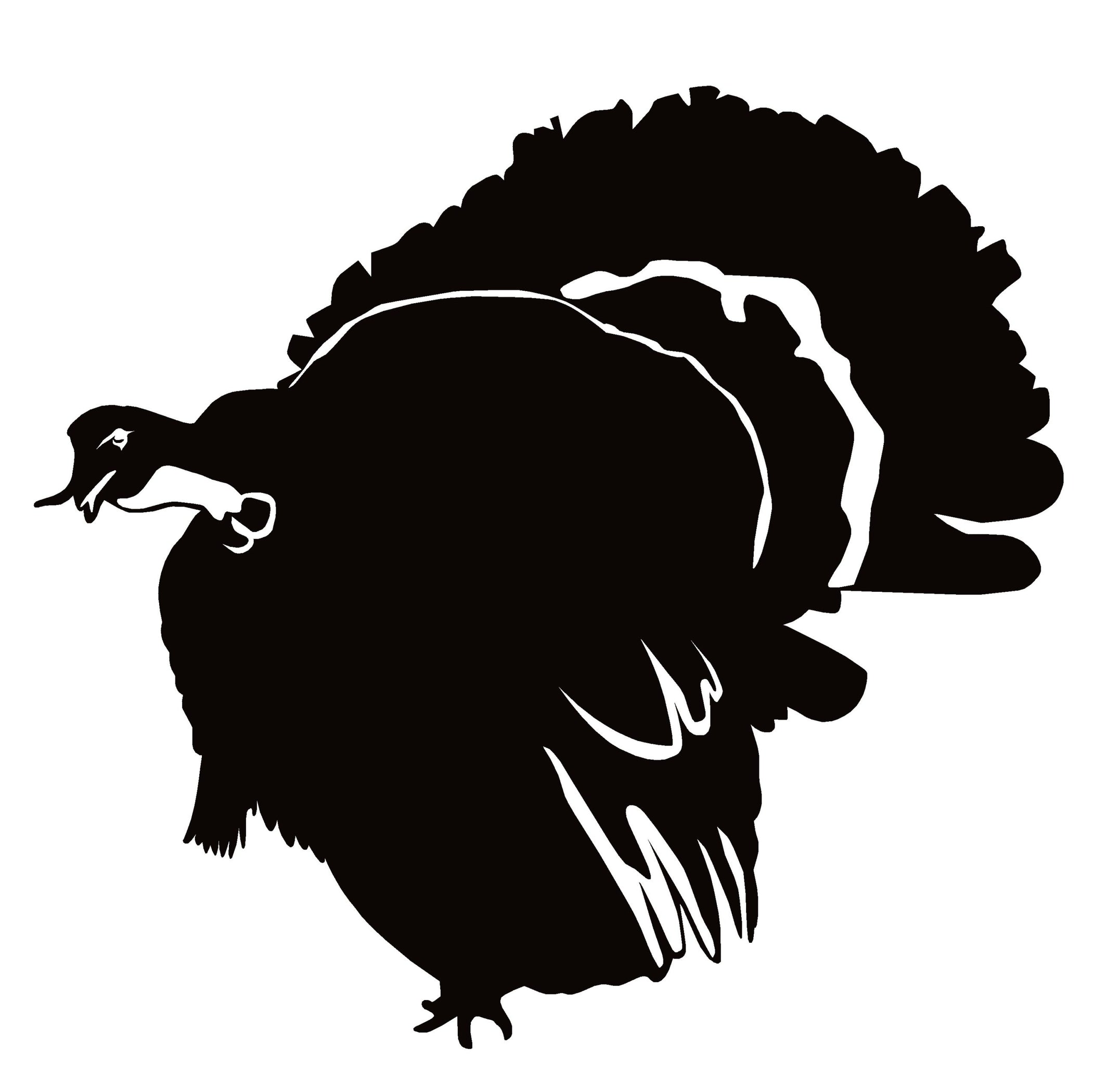 Turkey Strut Hunting Decal - Waterfowl Hunting Sticker - 7402 ...