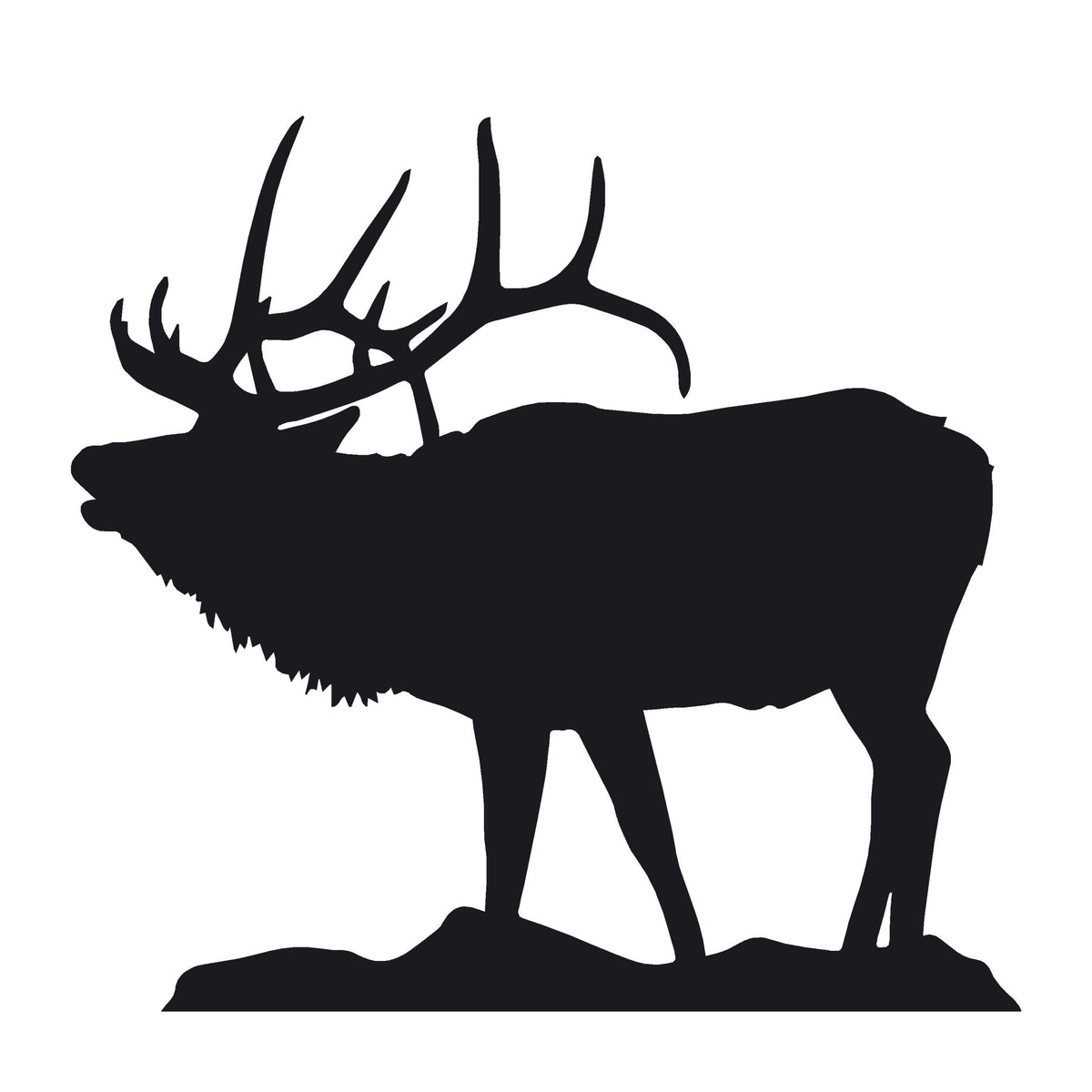 Bull Elk Bugle Decal – Elk Calling Vinyl Hunting Sticker – 7425 ...