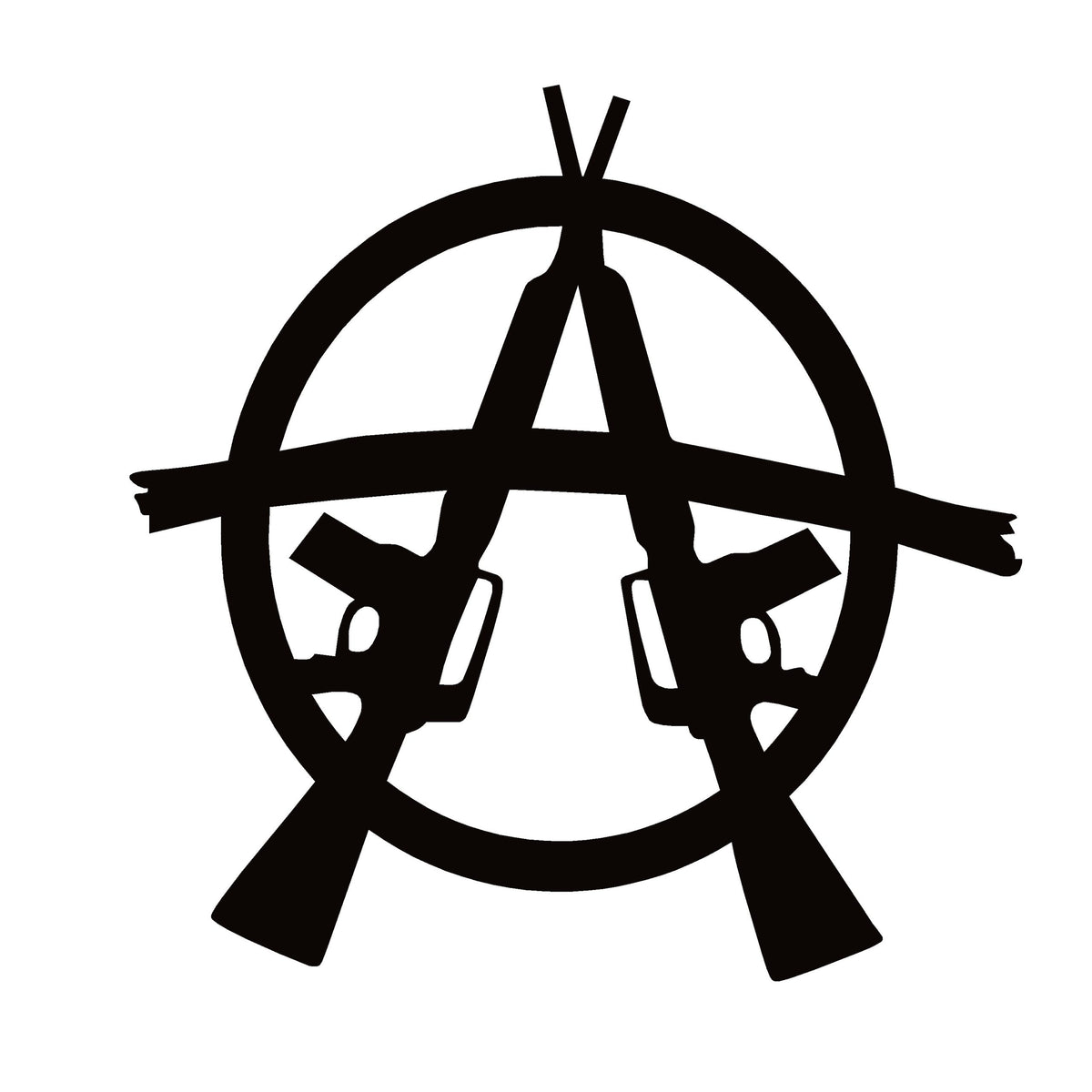 Pro Gun Decal - Anarchy Pro Gun Window Decal Sticker - 7646 — Waterfowl ...