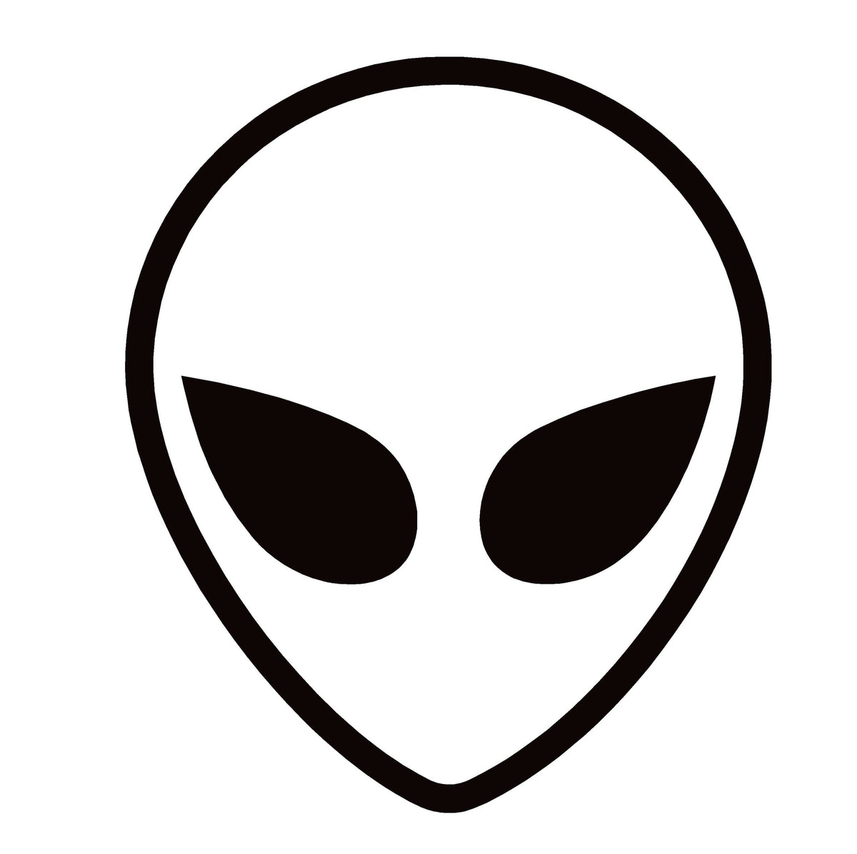 ALIEN HEAD Window Decal - Unique ALIEN HEAD Window Sticker 8006 ...