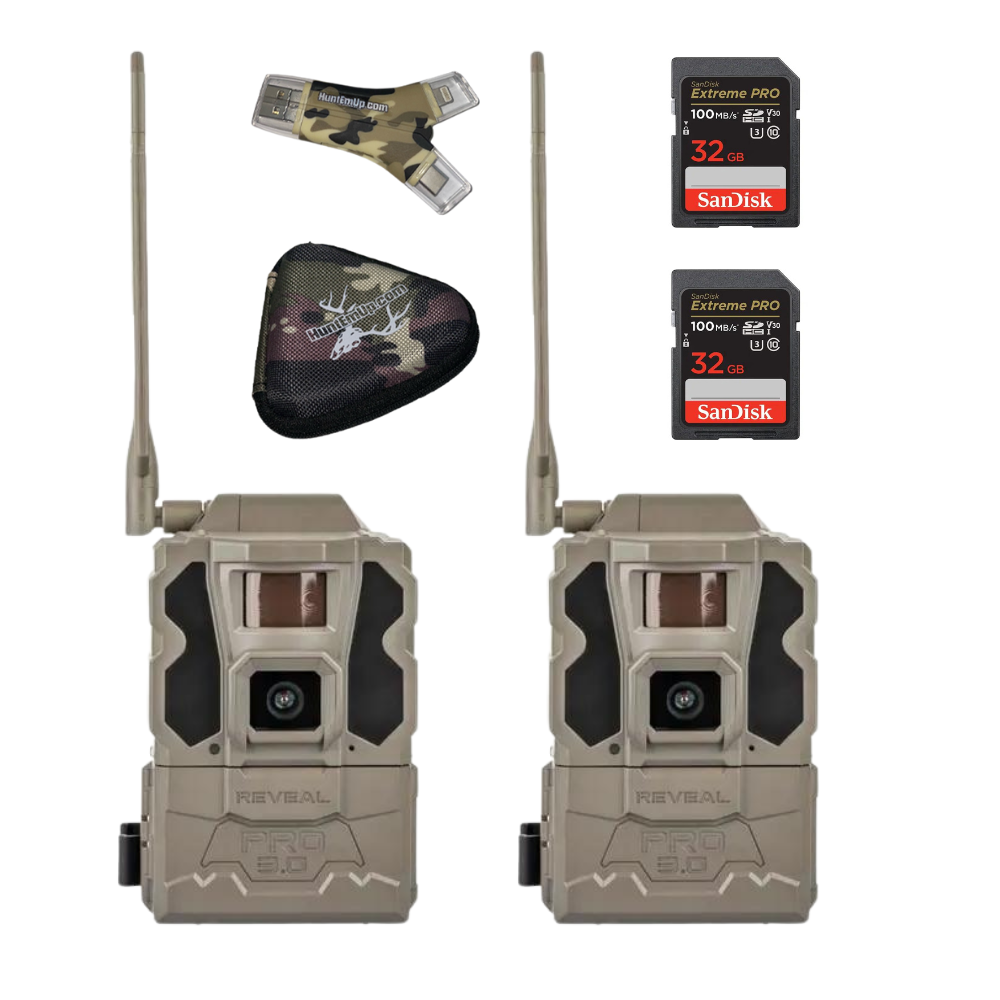 Tactacam REVEAL Pro 3.0 Bundle - Double Bundle with SD Cards ...
