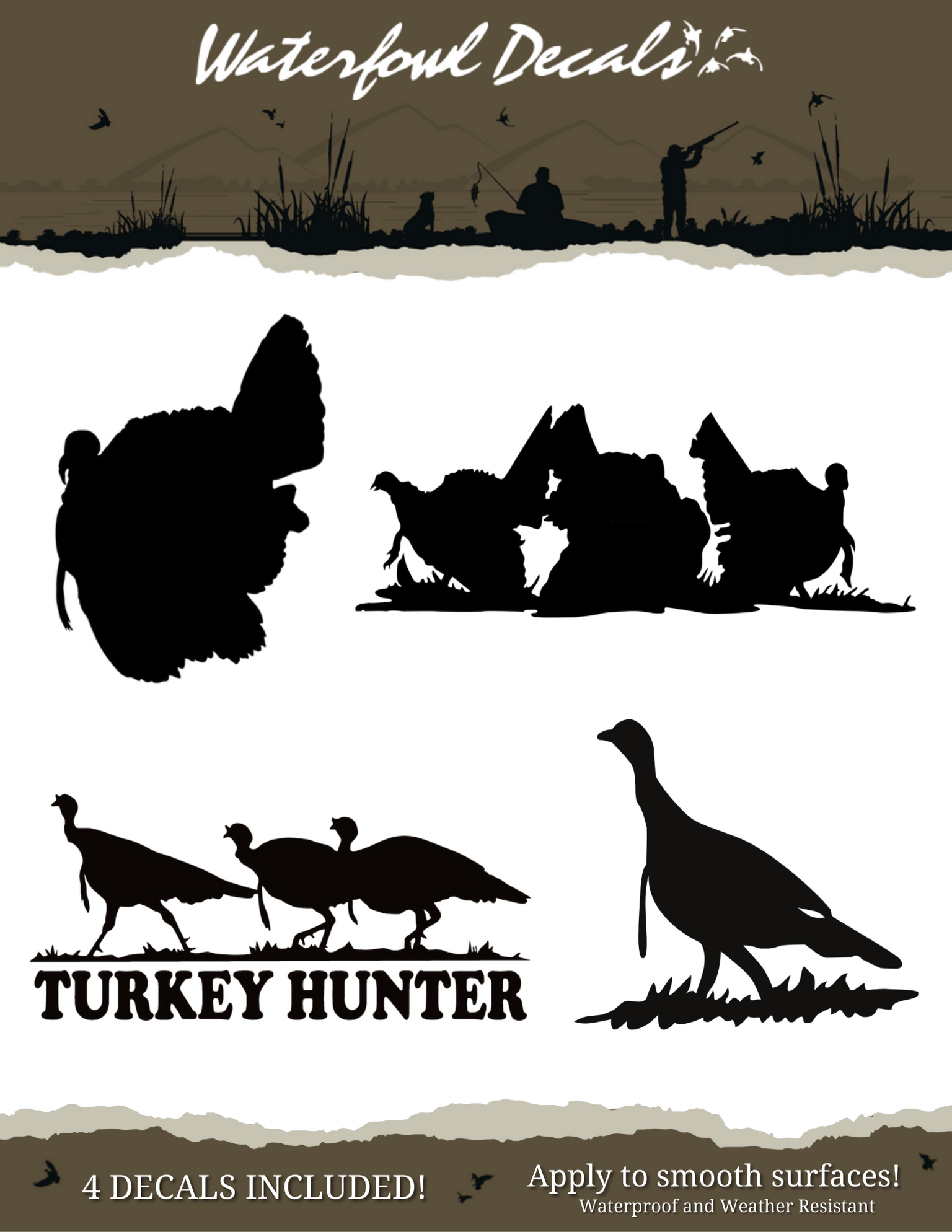 Hunting Decals | Premium Vinyl Hunting Stickers for Trucks and Gear ...