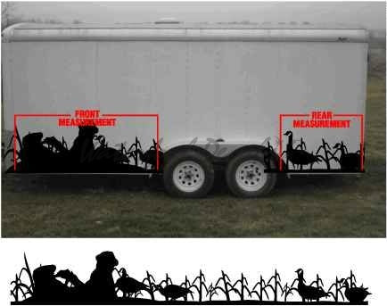 Goose Trailer Decal - Hunting Field Scene 9000 for Outdoor Enthusiasts ...