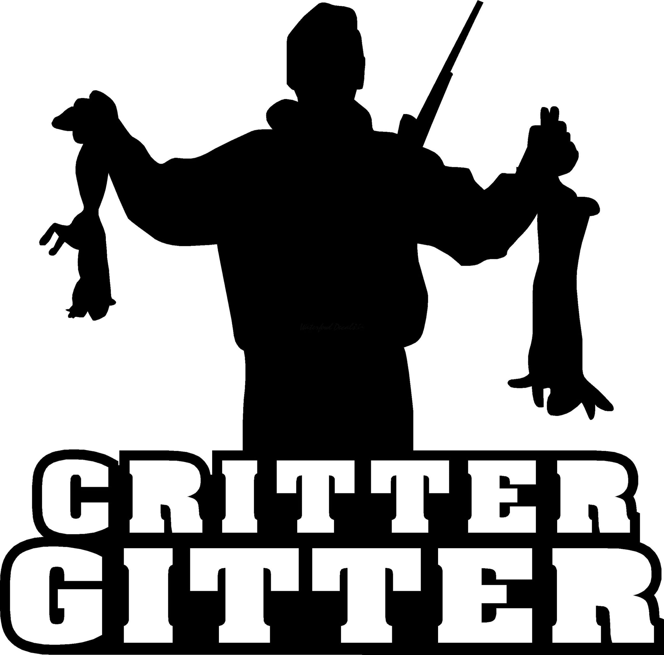 Critter Gitter Decal – Squirrel and Rabbit Hunting Sticker - 15009 ...