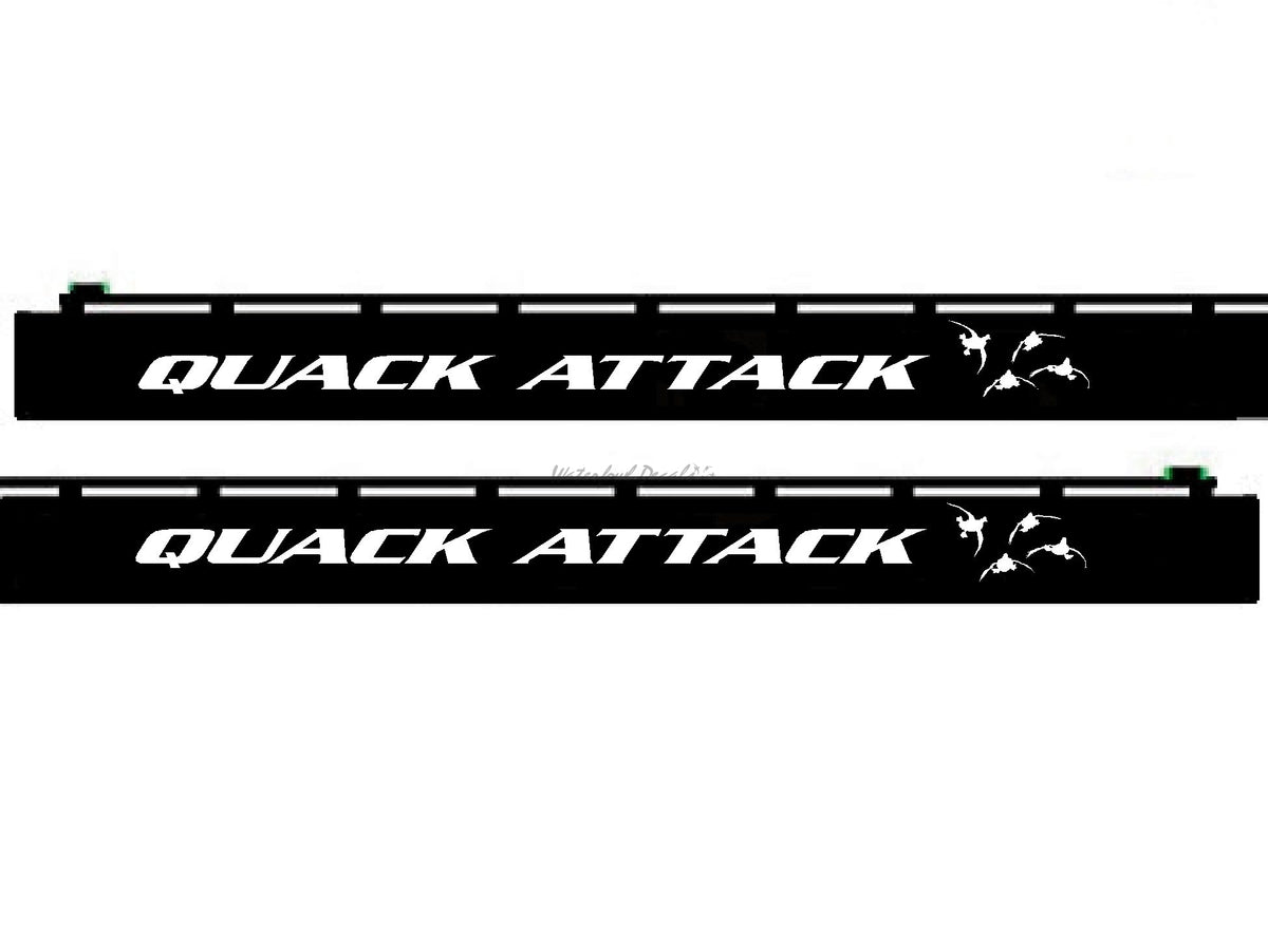 Quack Attack Barrel Decal - SBD018 for Fun and Unique Decor — Waterfowl ...
