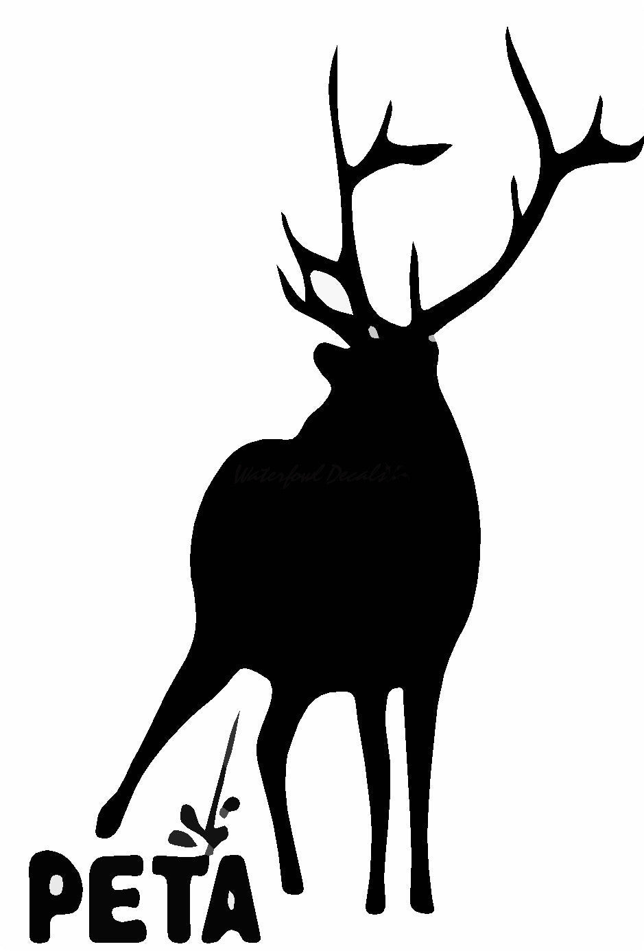 Elk Hunting Decal - PETA Inspired Elk Hunting PETA Decal 15025 ...