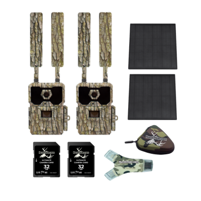 WiseEye DC-2 Double Bundle - 2pc with Solar Panel for Enhanced Use ...